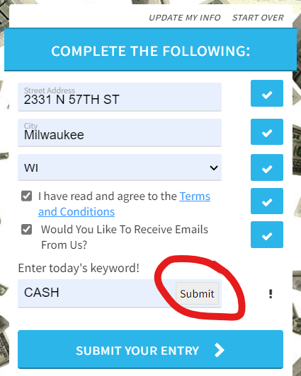Fall Into Cash - 96.5 WKLH